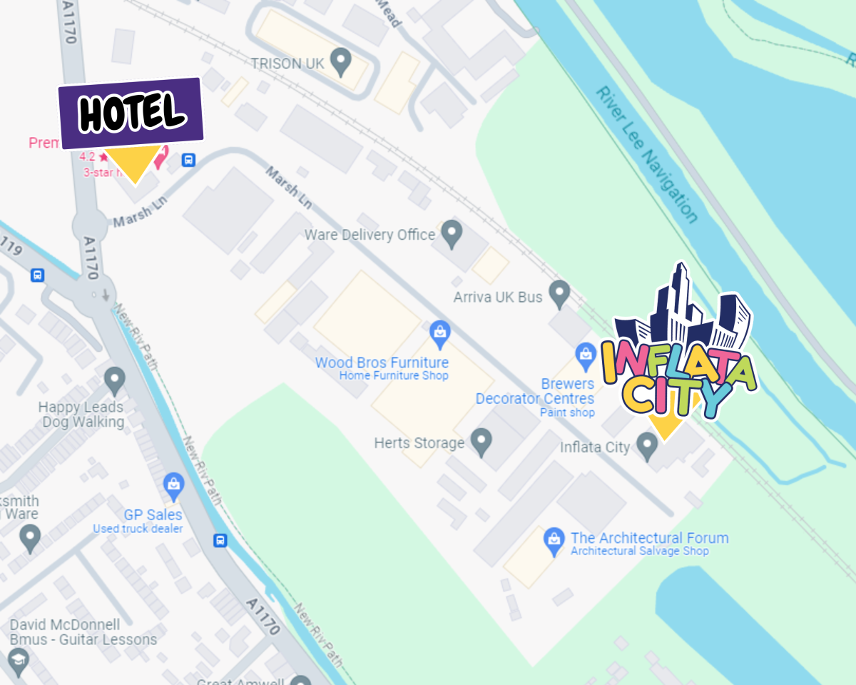 On-site Parking – Inflata City